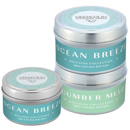 5 oz City Bonfires Wellness Candle Tin Set (2 Piece) :: Midnite Snax