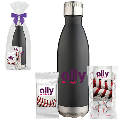 17 oz. Water Bottle Baseball & Gatorade® Gift Set :: Midnite Snax